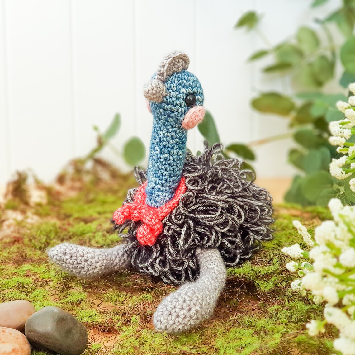 Pattern Southern Cassowary amigurumi Emu Australia Animal | Etsy Australia