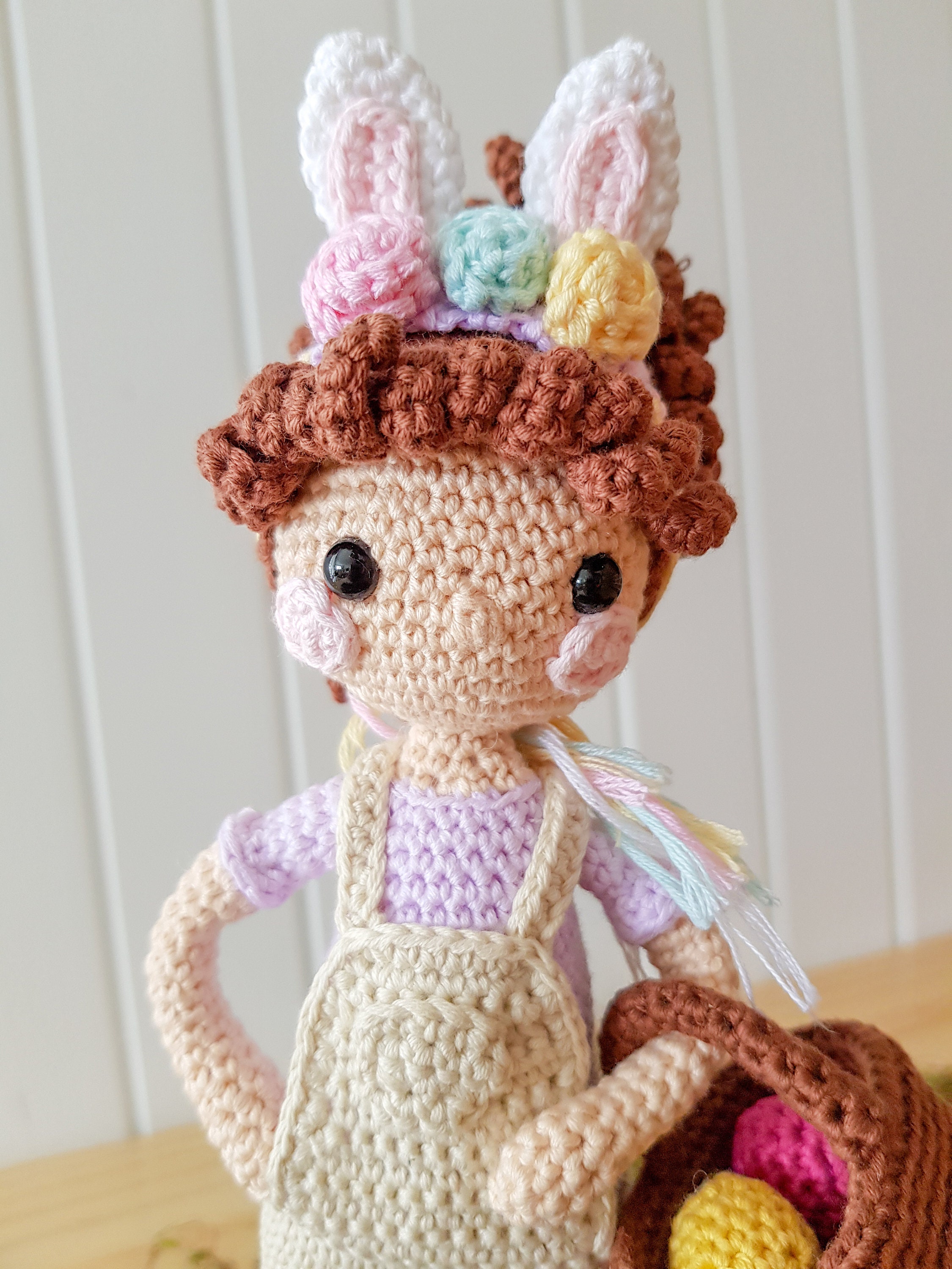 Toys Toys & Games Amigurumi, Doll, Rabbit, Easter PDF Pattern Edith ...
