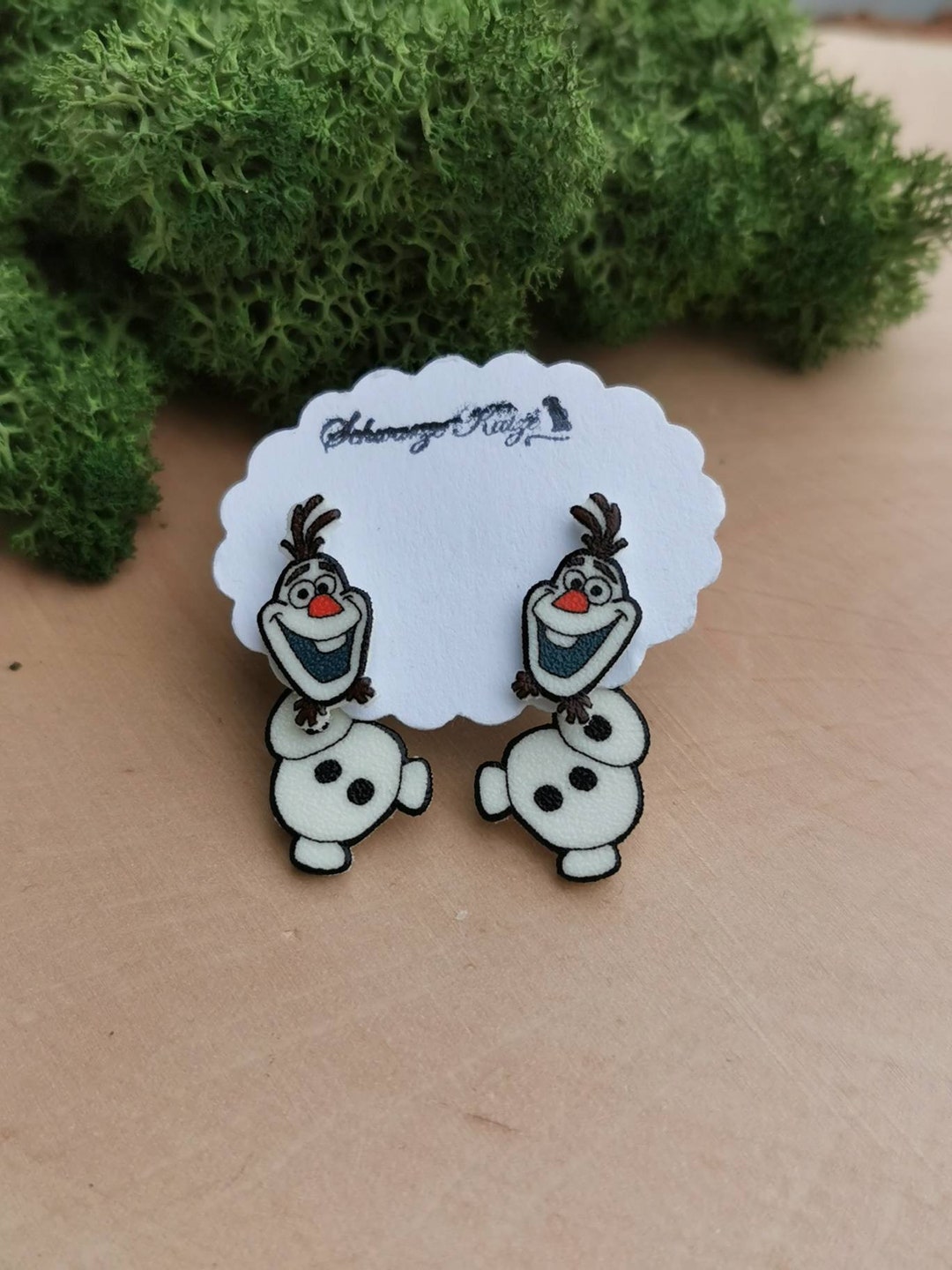 Olaf, Frozen Inspired Earrings - Etsy