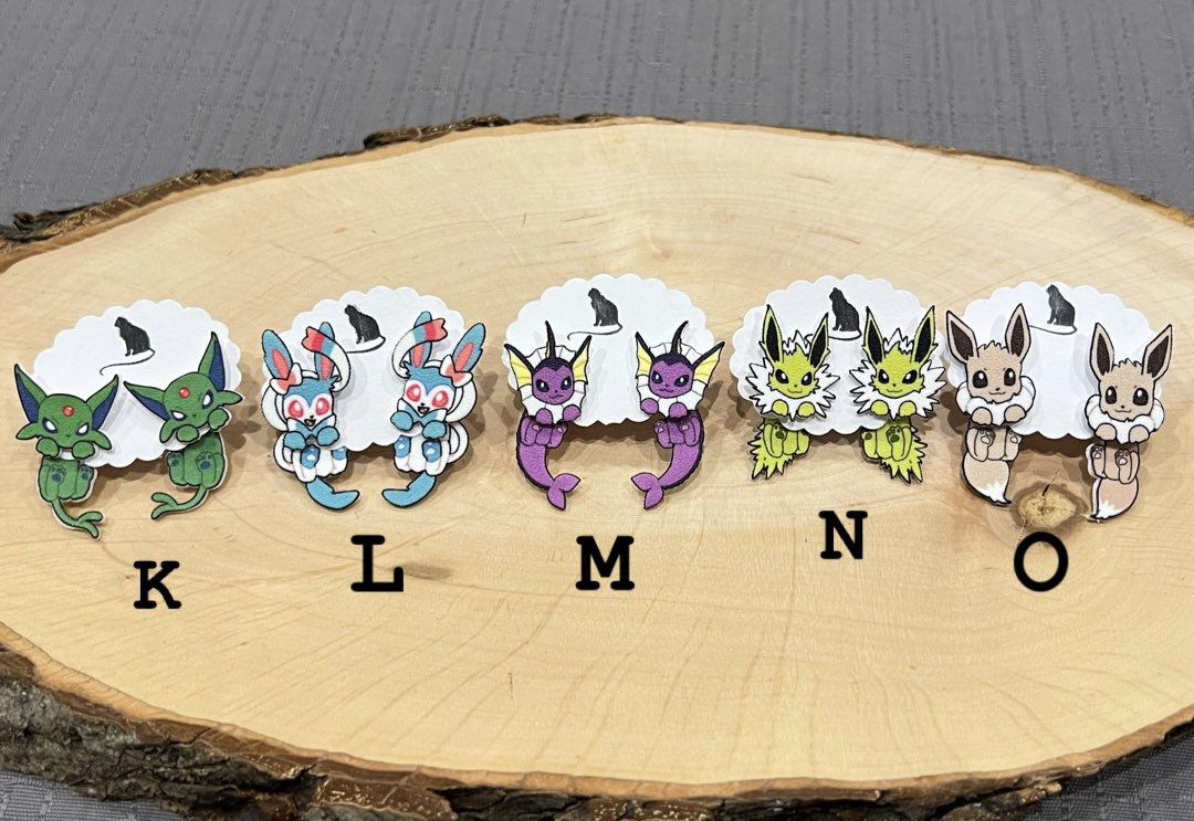 Pokemon Inspired Eevee Ear Plugs Comic Manga Anime Gaming - Etsy UK