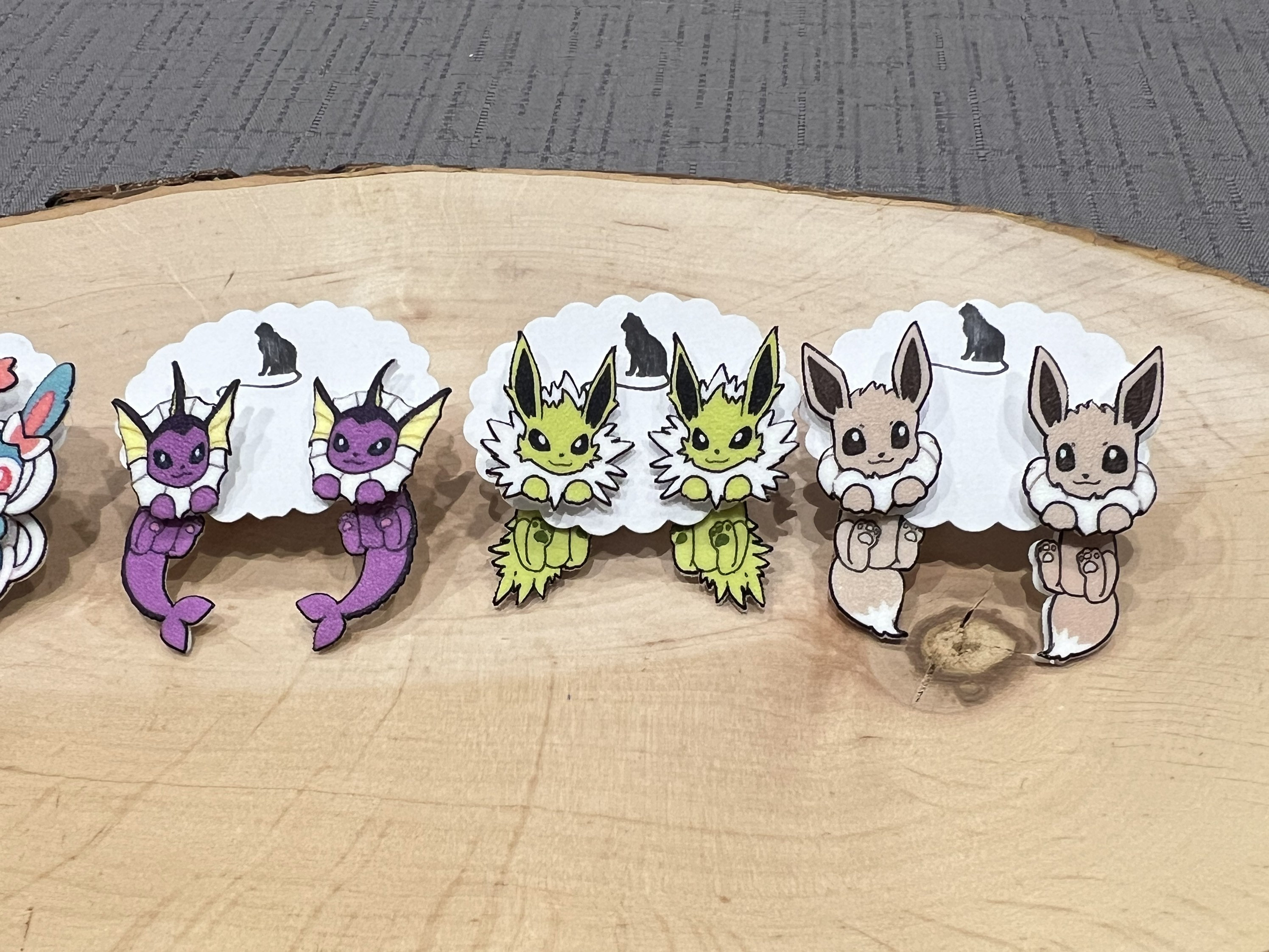 Pokemon Inspired Eevee Ear Plugs Comic Manga Anime Gaming - Etsy UK