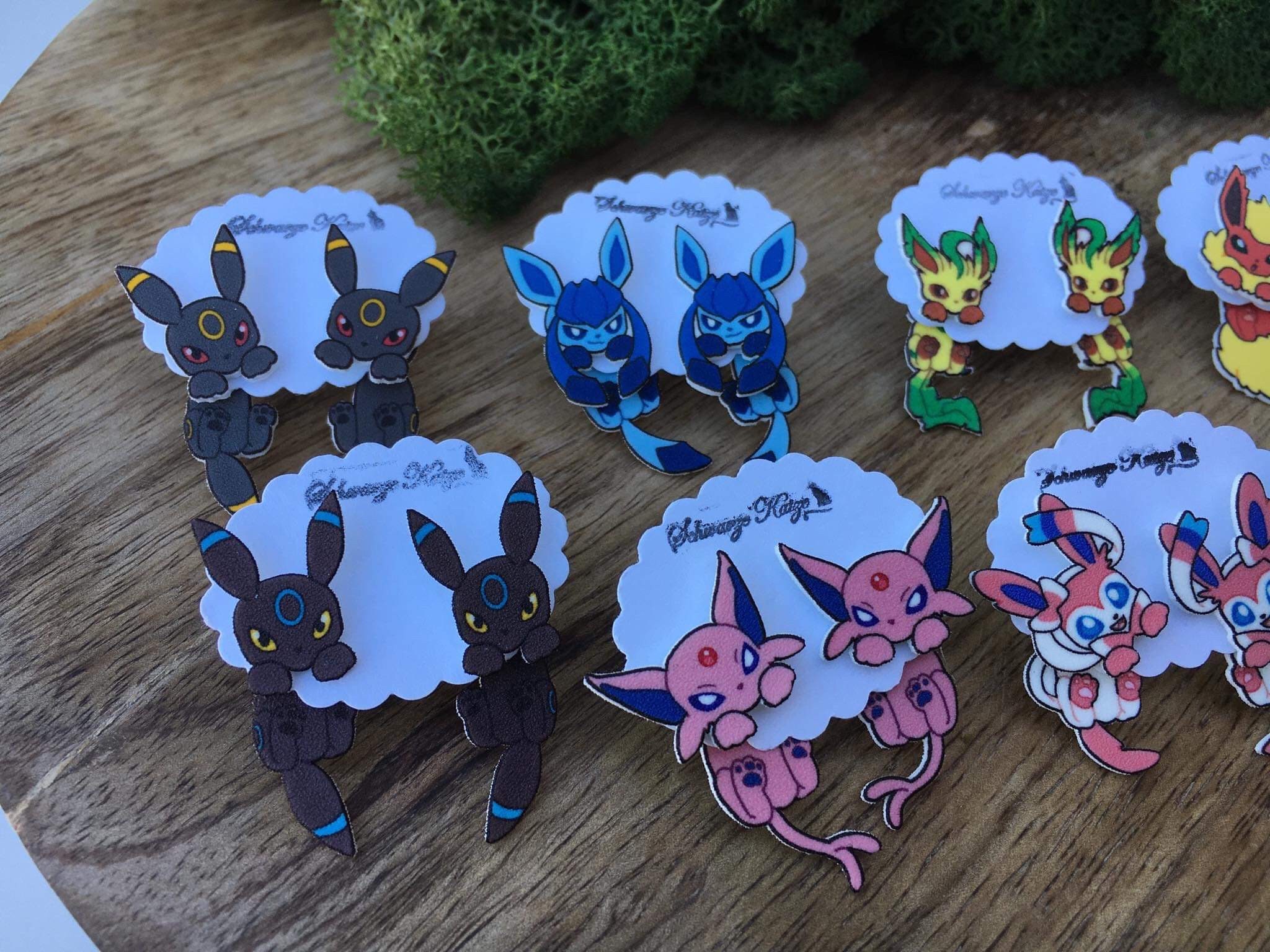 Pokemon Inspired Eevee Ear Plugs Comic Manga Anime Gaming - Etsy UK