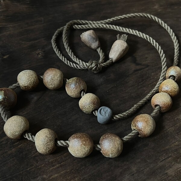 Ceramic Pendant Necklace - Etsy