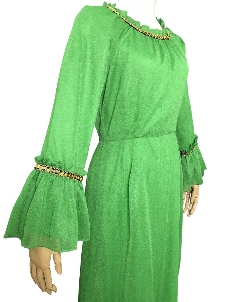 Vintage 1970s Japanese Dress Green Polyester Tokyo Dress - Etsy