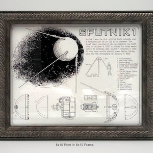 Sputnik 1 Digital Print - Etsy