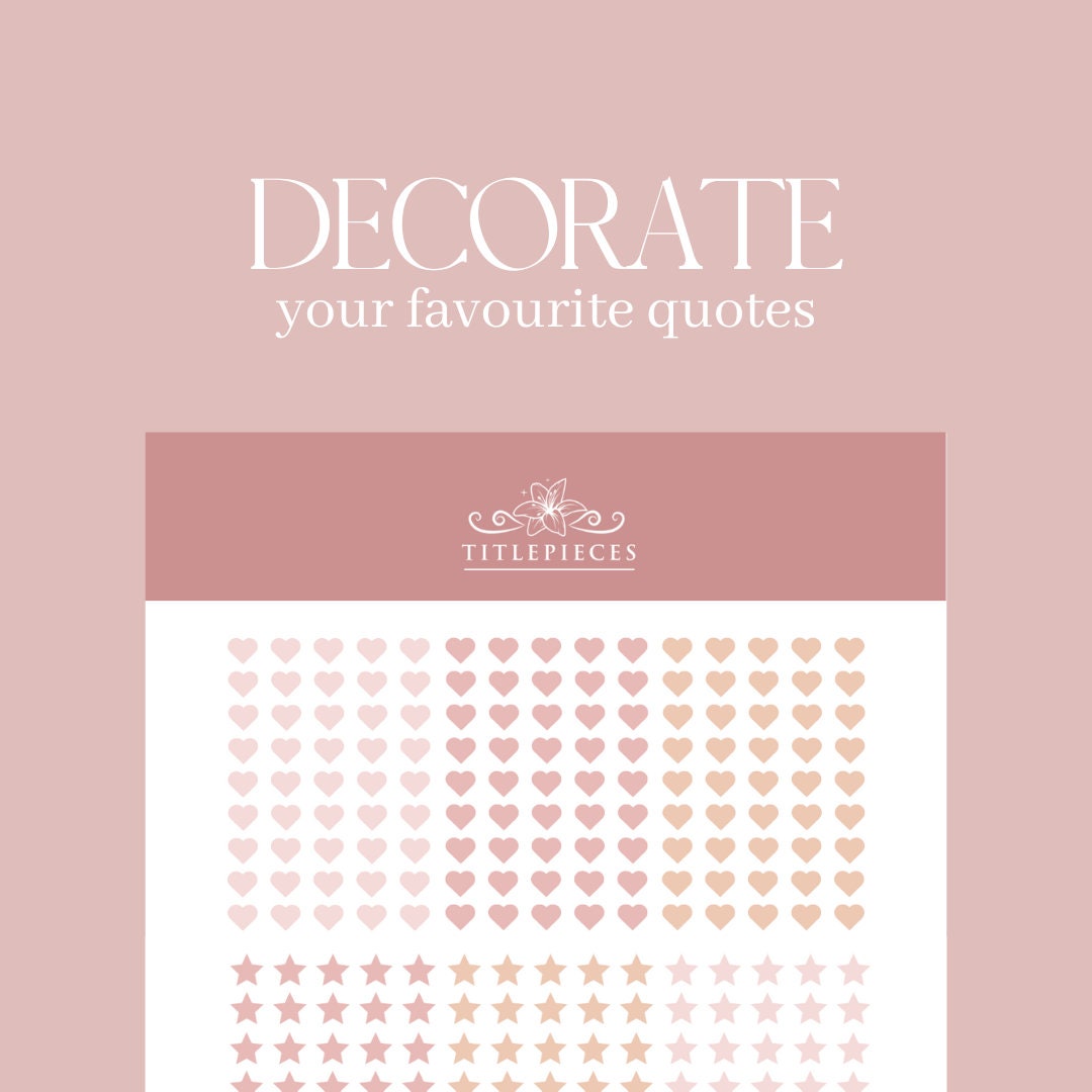 ANNOTATION STICKERS aesthetic Bujo Book Annotating - Etsy Canada