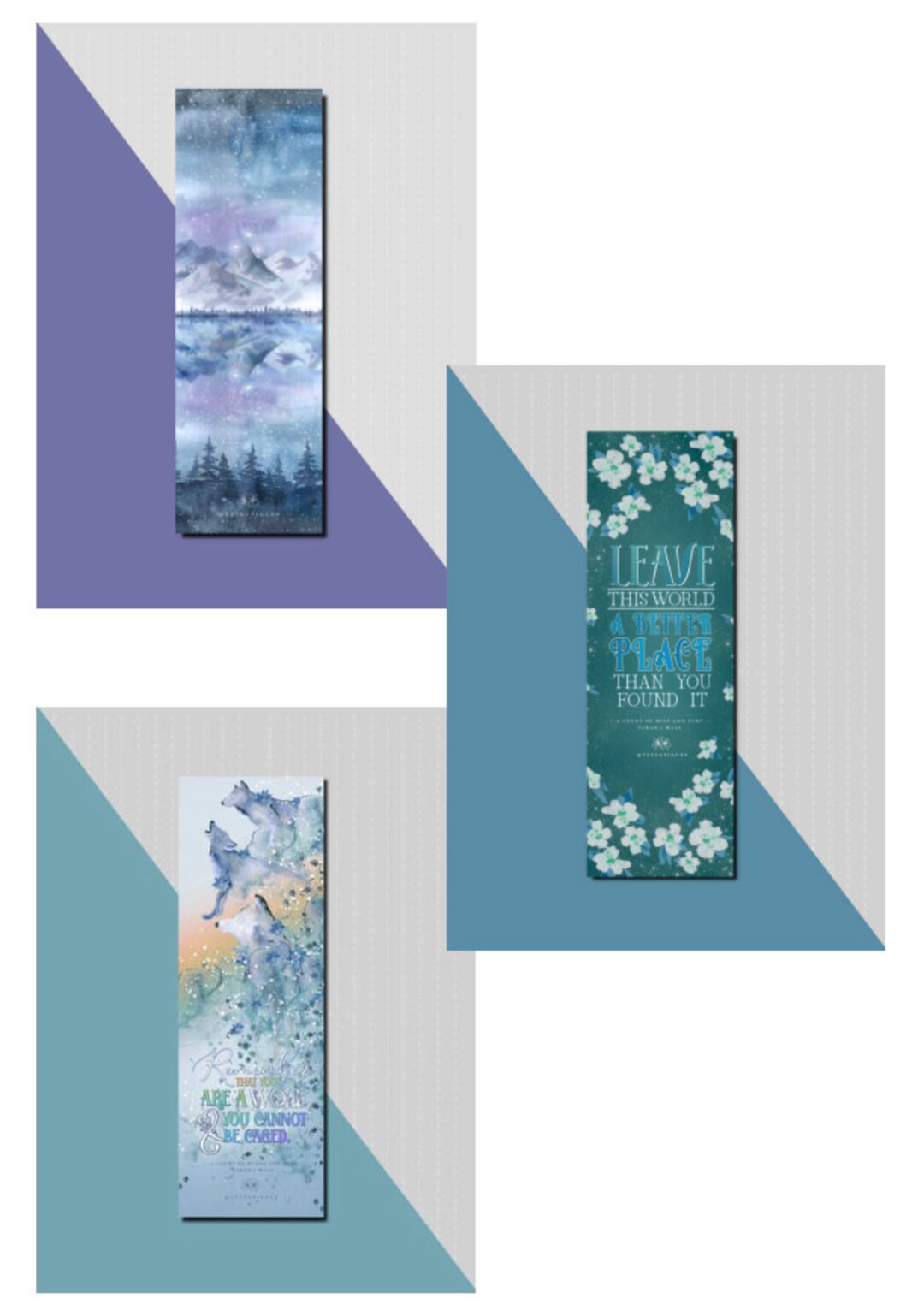 VELARIS ACOTAR Bookmark Collection - Etsy