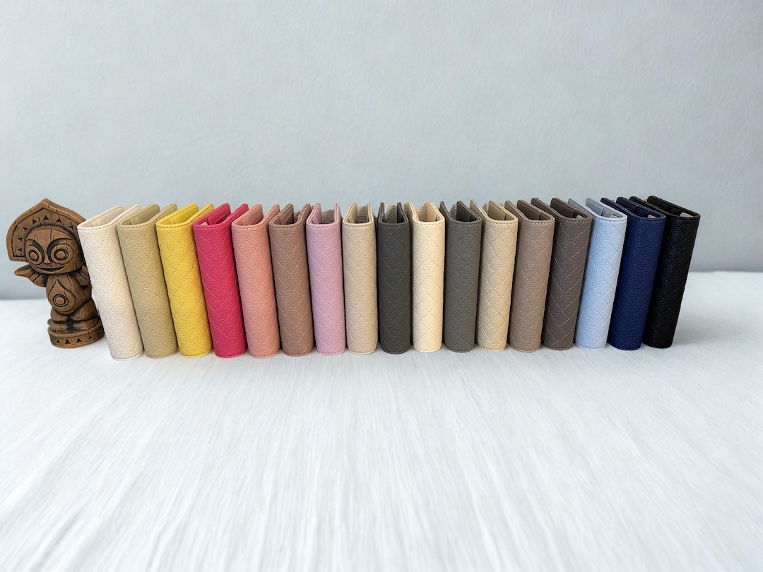 A6 Quilted Pebble PU Vegan Leather Agenda Planner Gold Hardware Budget ...