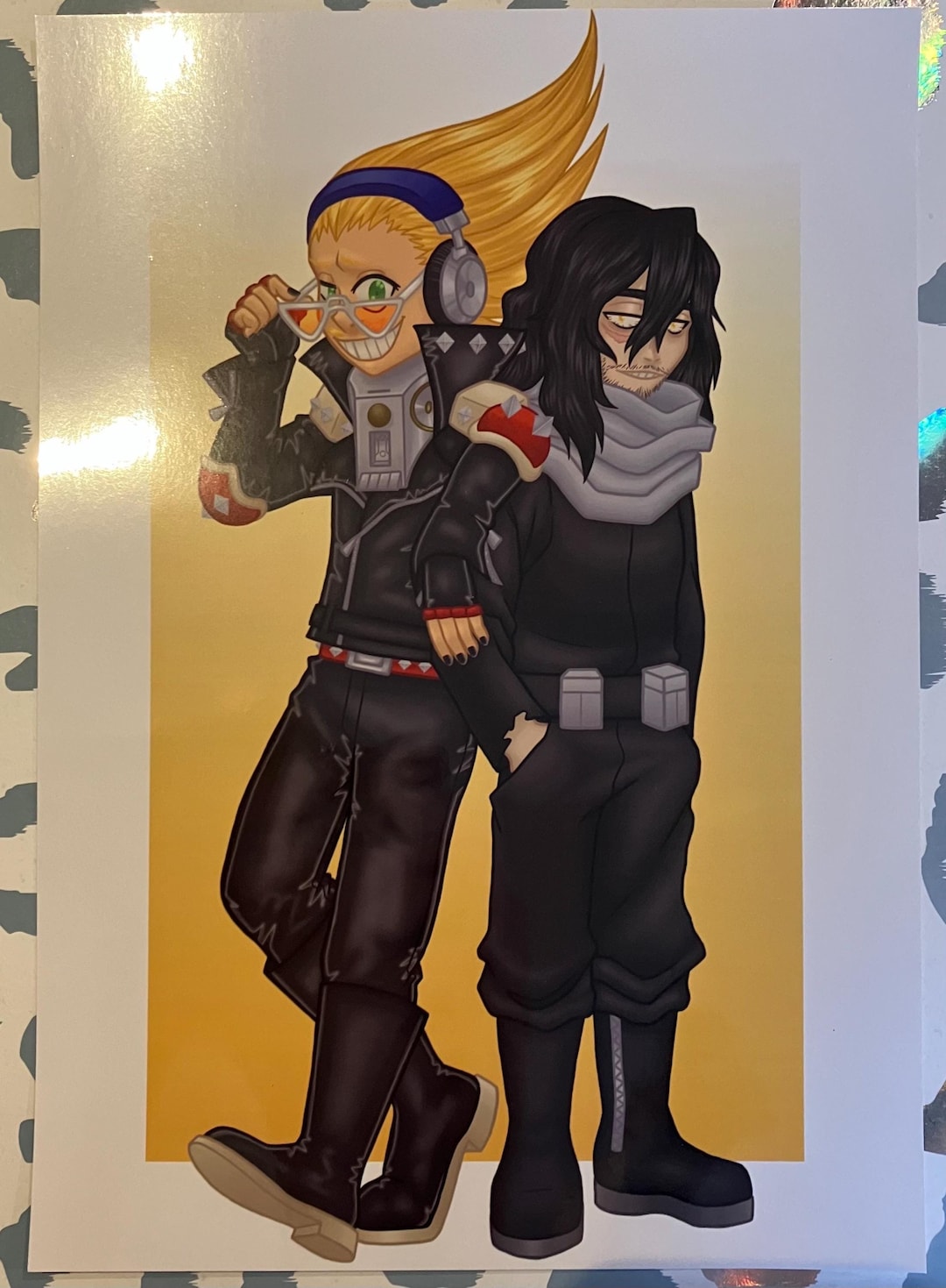 My Hero Academia Erasermic Aizawa Eraserhead Present Mic A4 Gloss ...