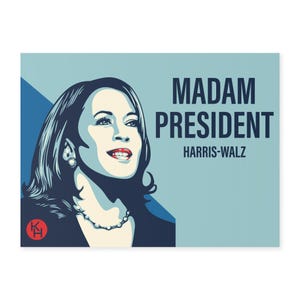 Kamala Harris Forward Madam President Yard Sign 18x24 - Etsy