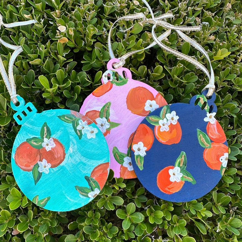Aqua Ornaments - Etsy