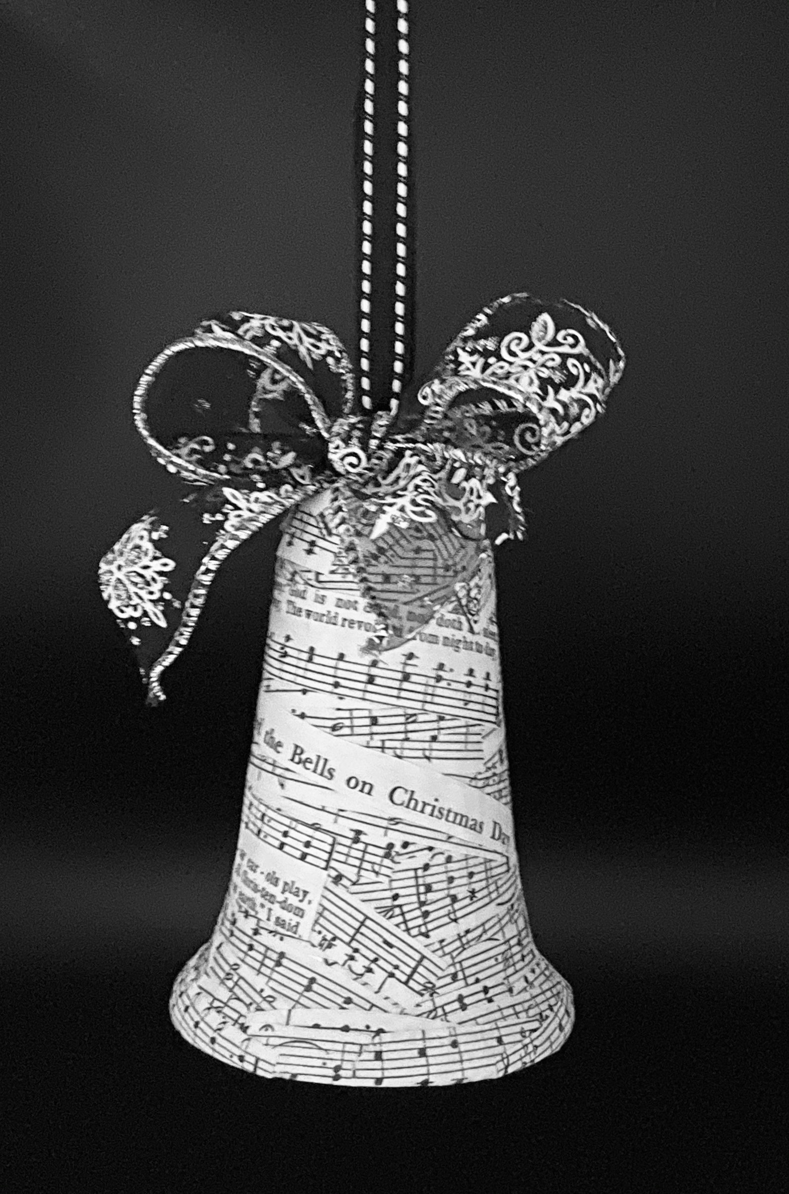 Sheet music ornament Music theme decoration Gift for music | Etsy