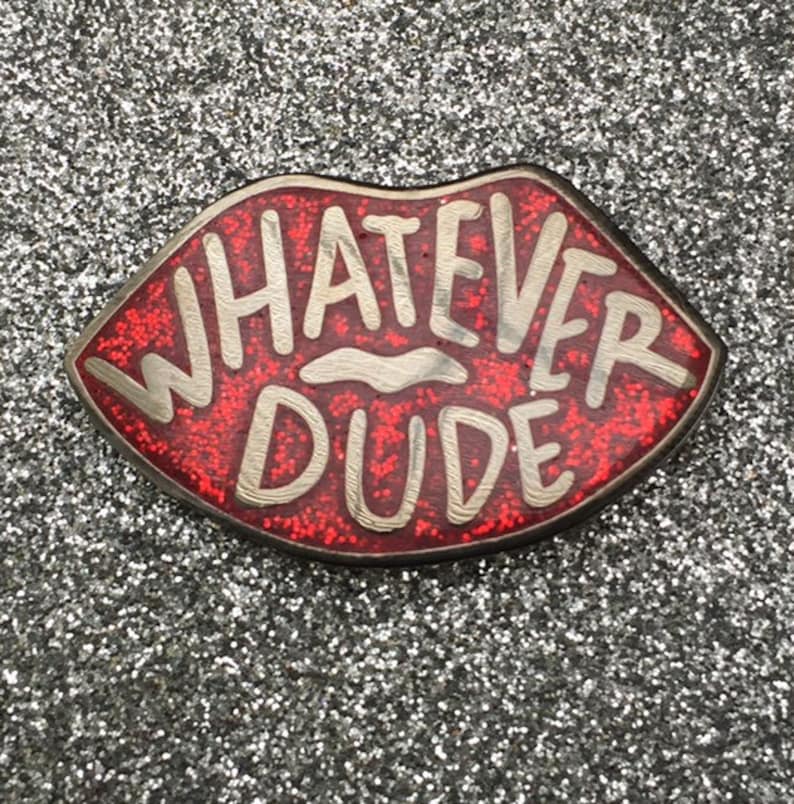 Whatever Dude Enamel Pin | Etsy