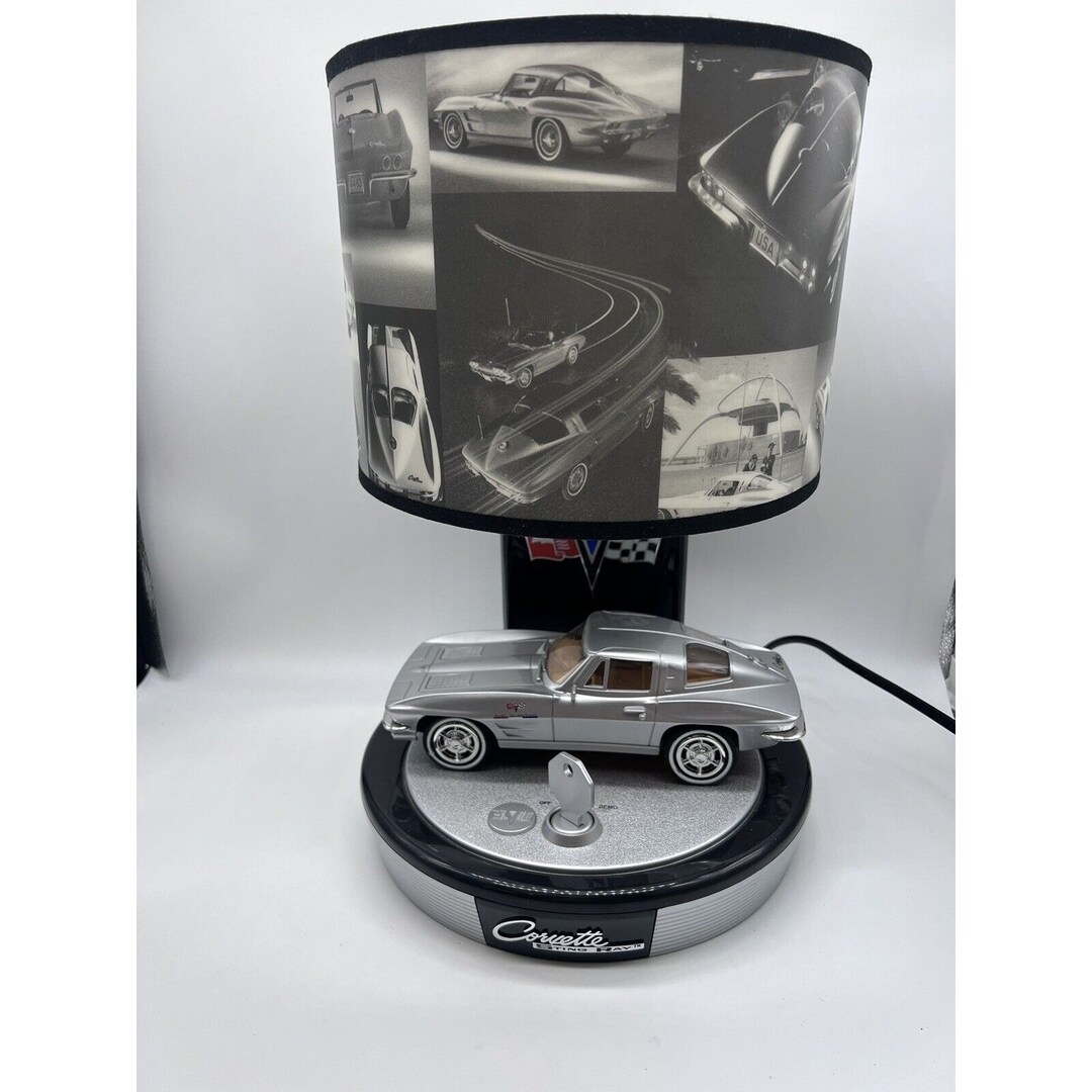 1963 Corvette Stingray Desk Table Lamp Light Roaring Engine Sound Gift ...