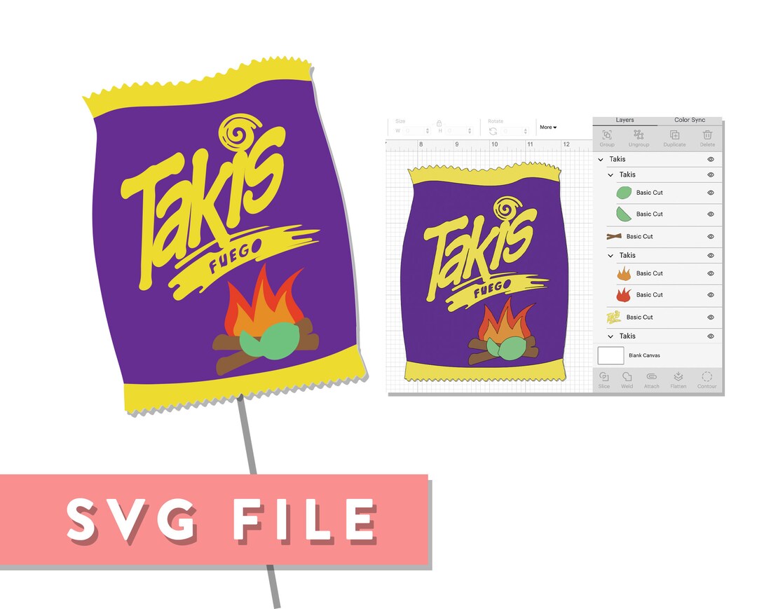 SVG File: Takis Fuego Rolled Tortilla Chips, Cake Topper, Photo Booth ...