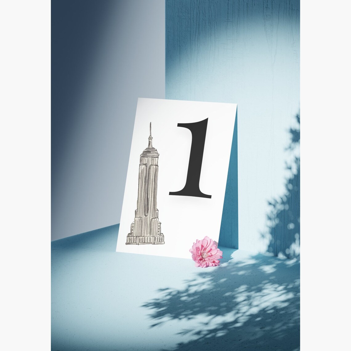 Digital Printable File: NYC Themed Table Numbers - Etsy