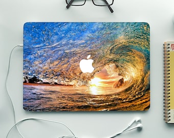 Ocean Macbook Skin Decal Sea Wave Macbook Pro 15 Stickers | Etsy
