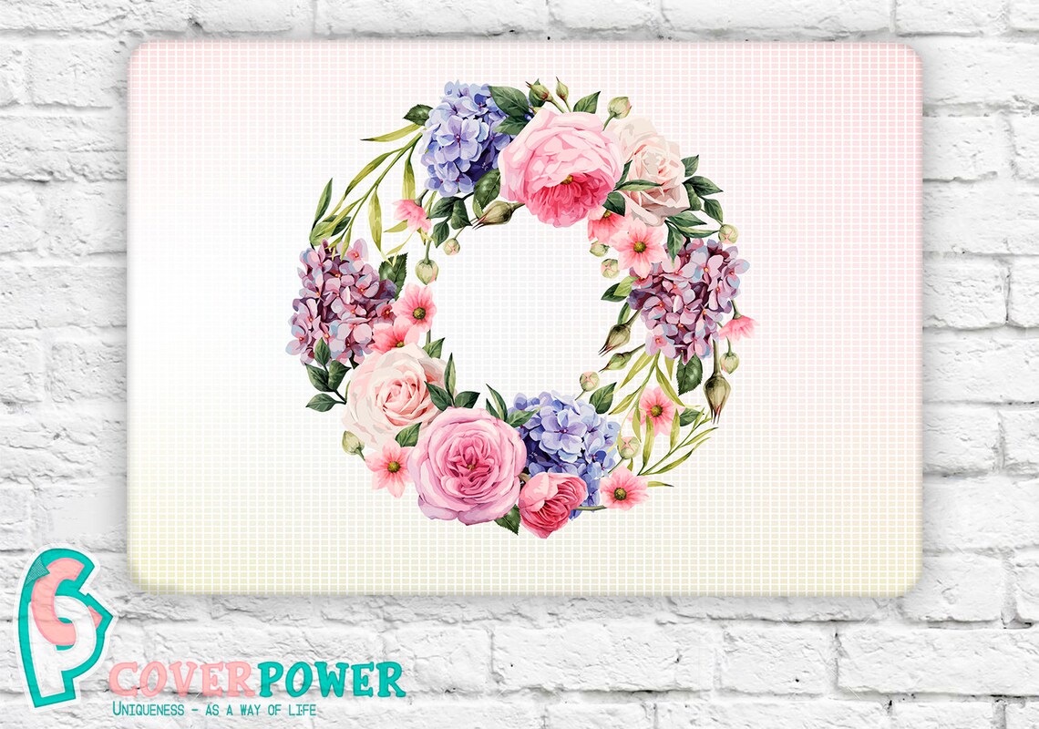 Floral Laptop Skin Flowers Notebook Vinyl Decal Dell Hp Lenovo | Etsy