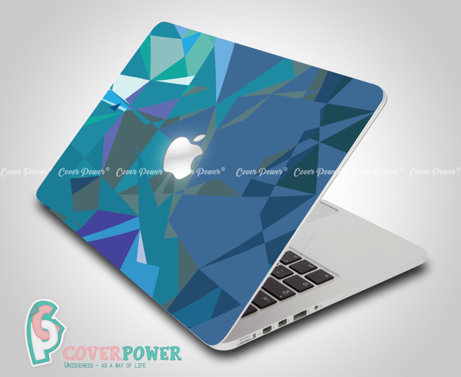 Abstract Geometric MacBook Decal Triangle MacBook Air Sticker MacBook ...