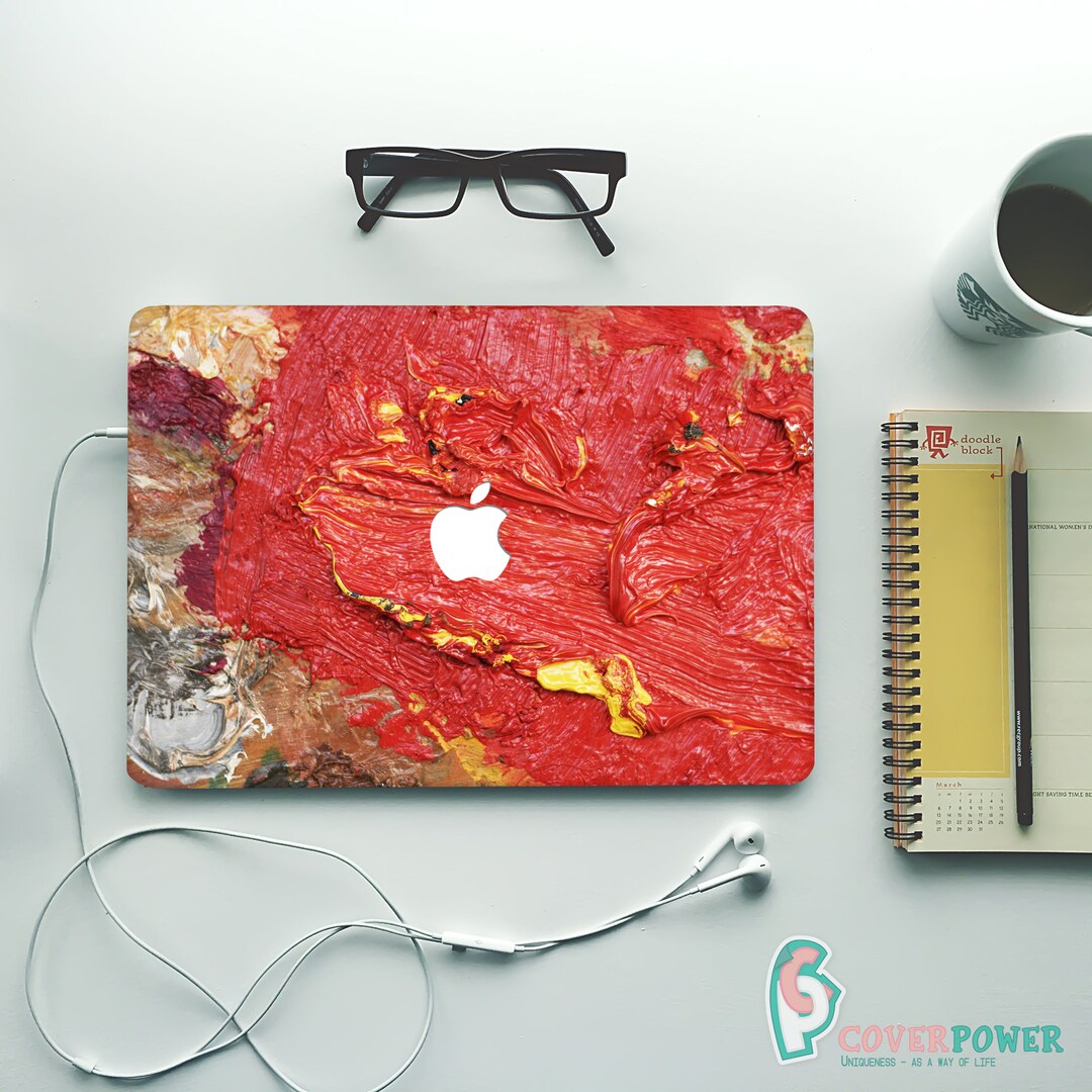 Paint MacBook Skin Vinyl Decals. Watercolor MacBook Air Sticker ...