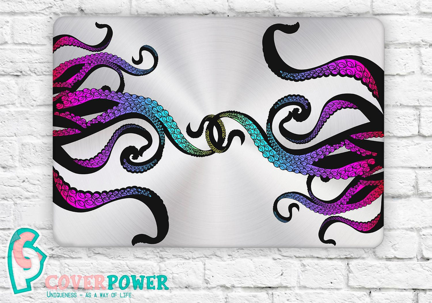 Octopus Laptop Skin Notebook Vinyl Decal Dell Hp Lenovo Asus | Etsy