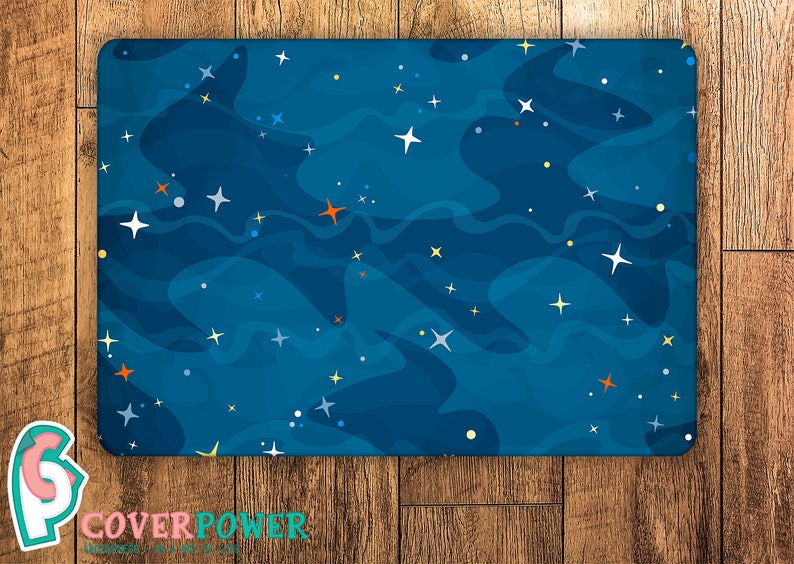 Laptop Skin Starry Sky Stars Galaxy Notebook Vinyl Decal Dell - Etsy