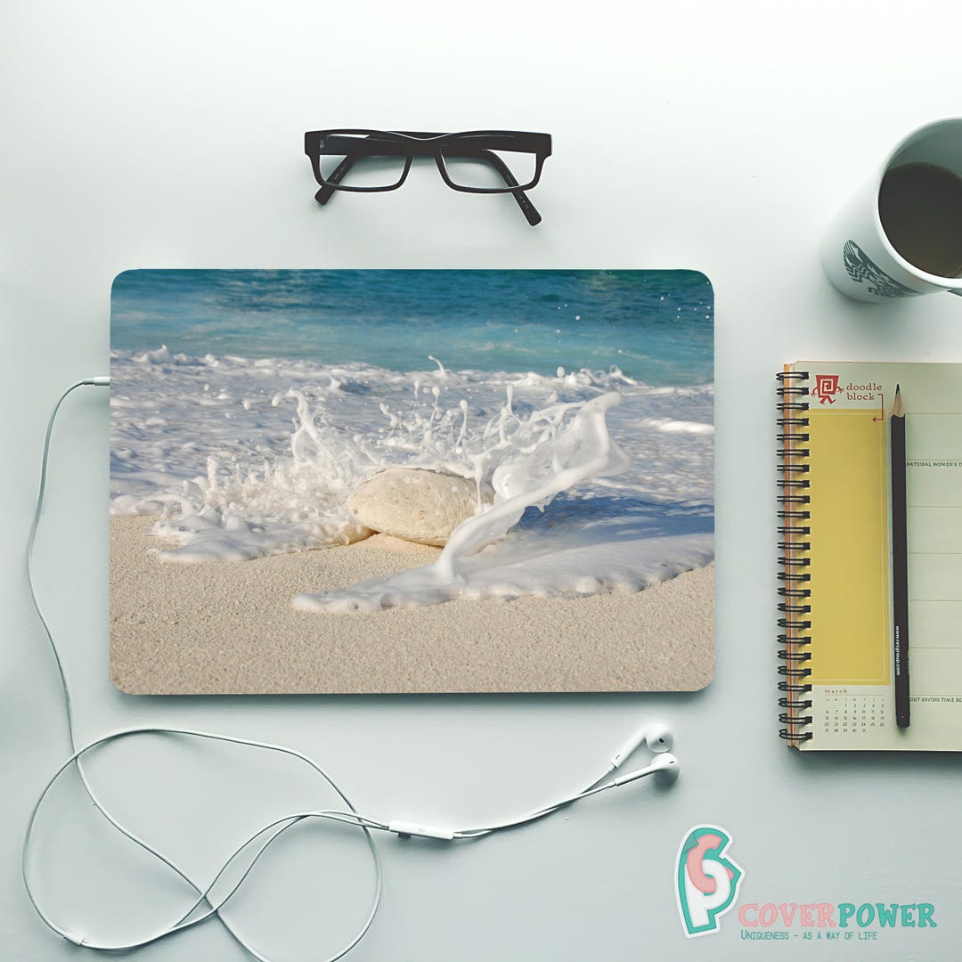 Ocean Laptop Skin Decal Cover Sea Wave Notebook Vinyl Decal Dell Hp ...