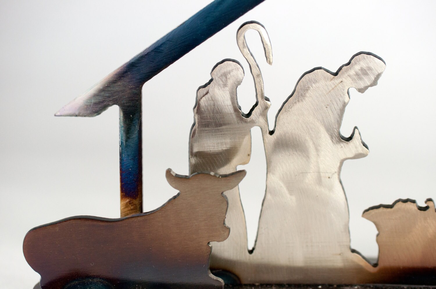 Metal Nativity Modern Nativity Minimalist Christmas | Etsy