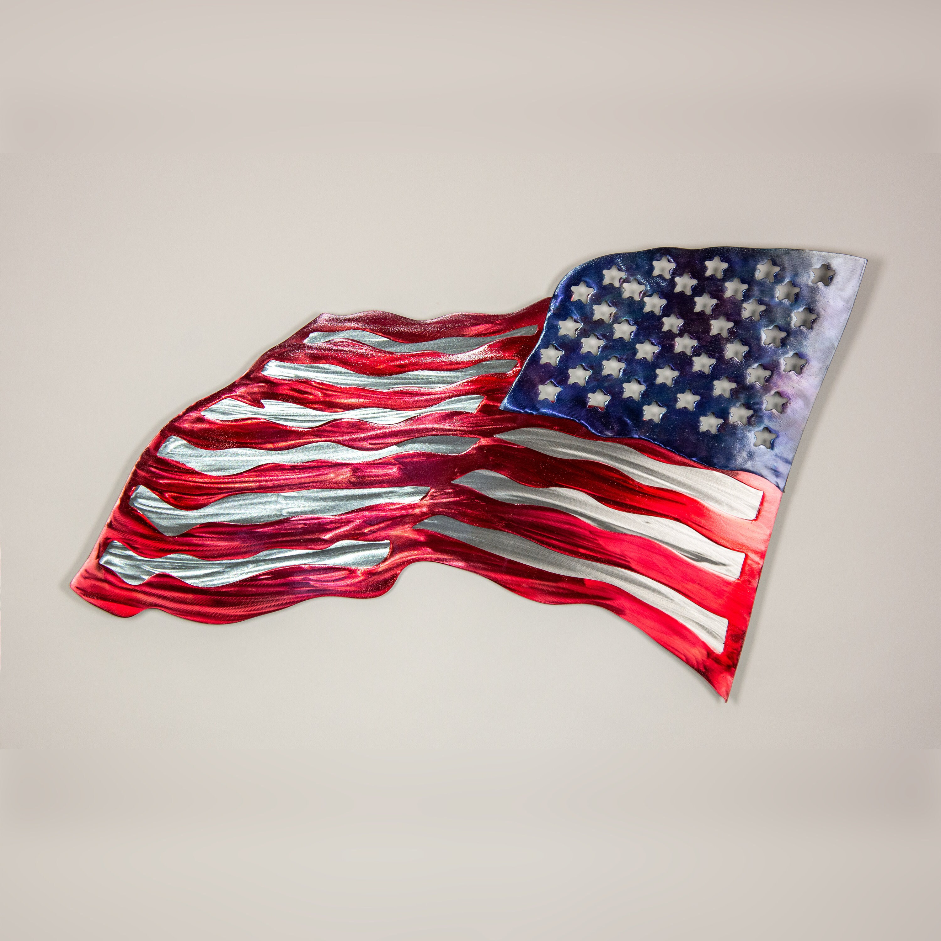 Metal Flag United States Flag Flag Wall Art Wall Hanging | Etsy