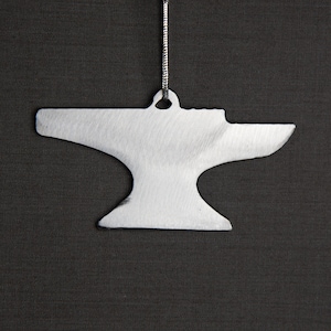 Anvil, Christmas Ornament, Minimalist Ornament, Modern Ornament ...