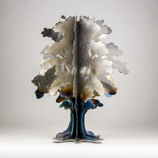 Metal Tree Sculpture - Etsy