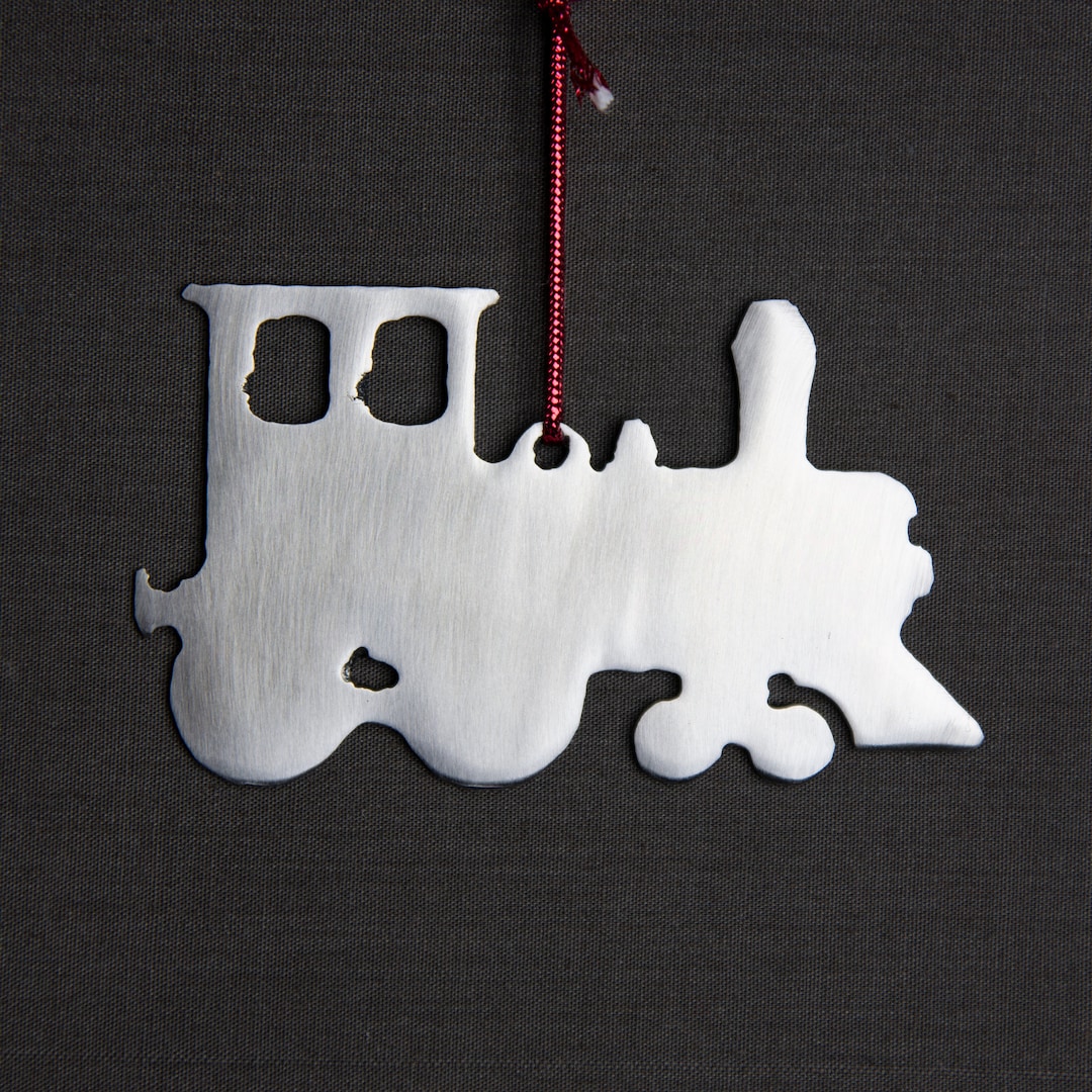 Metal Christmas Ornament, Locomotive, Train, Steam Engine, Steam Train ...