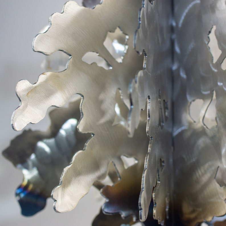 Metal Sculpture Tree Metal Cypress Tree Metal Art - Etsy