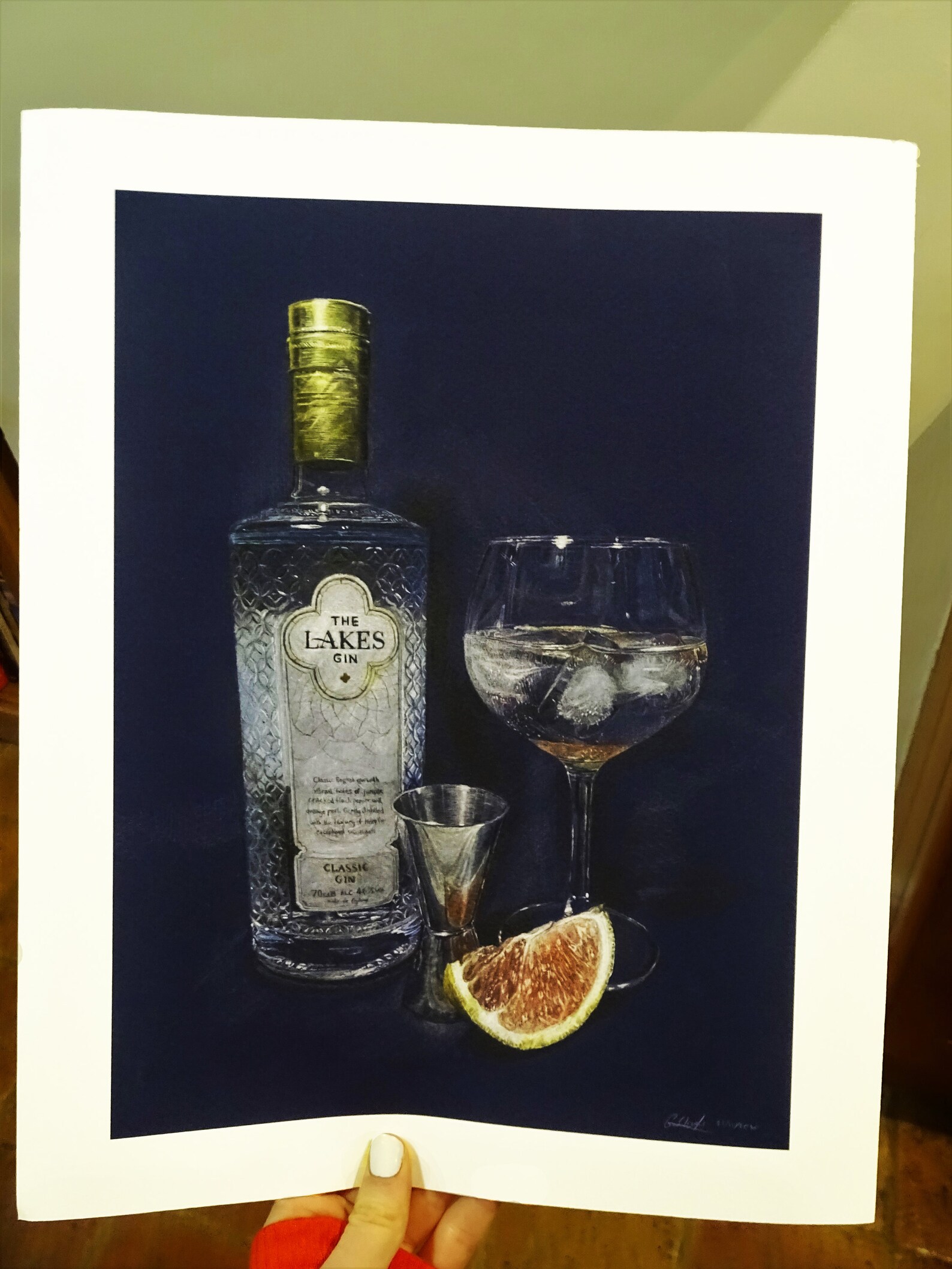 Gin and Tonic Signed Giclée Print Dessin au crayon coloré - Etsy France