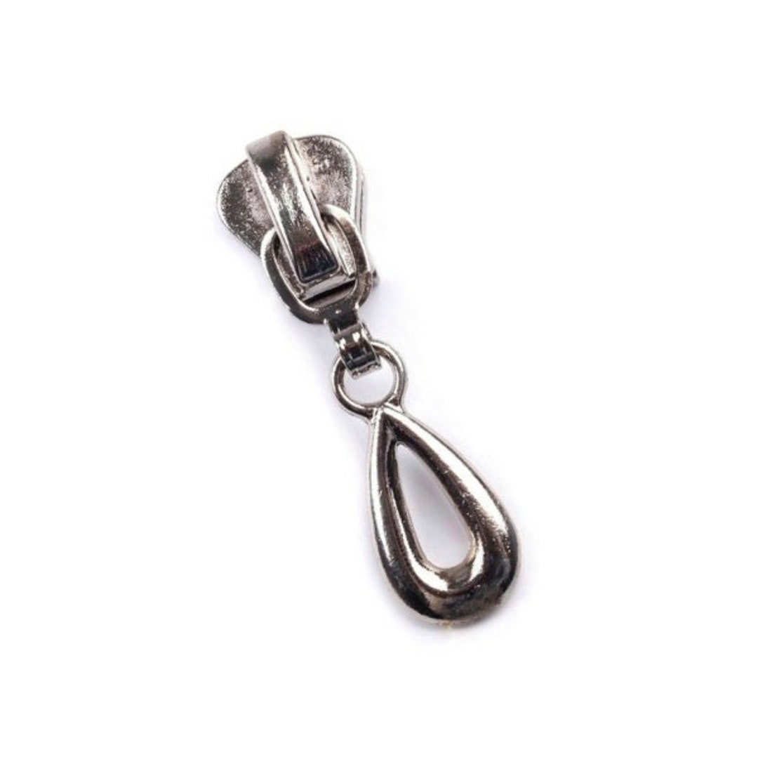 2 Pcs Slider for Nylon Zipper 5mm, Metal Slider Zippers - Etsy