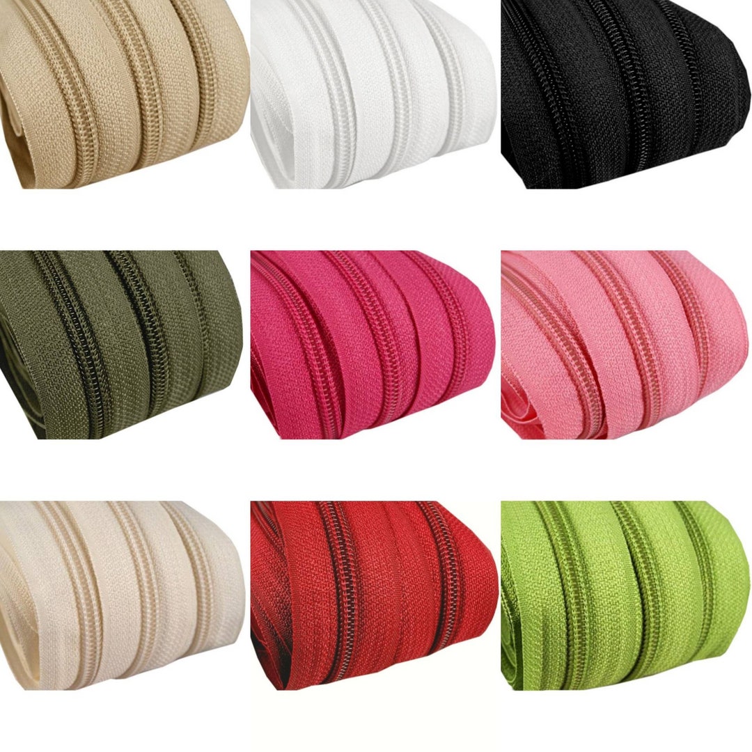 Zipper 5 Mm by the Meter, Zipper by the Meter, Zipper by the Meter - Etsy