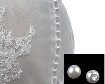 Faux Pearl Buttons - Etsy
