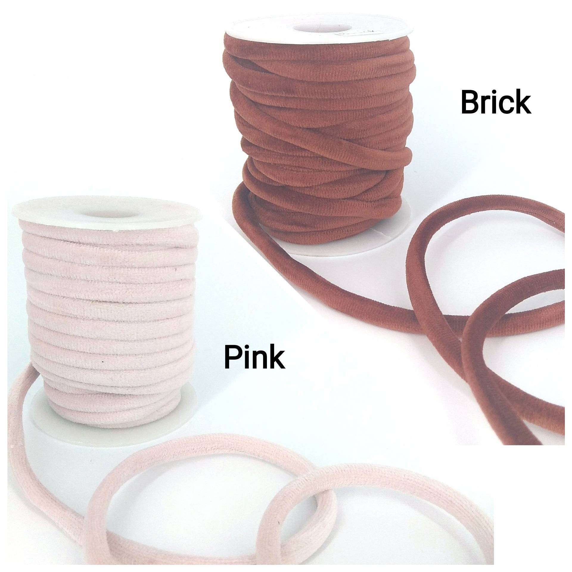 Velvet Round Cord 7mm Velvet Cord Bracelet Necklace Making - Etsy