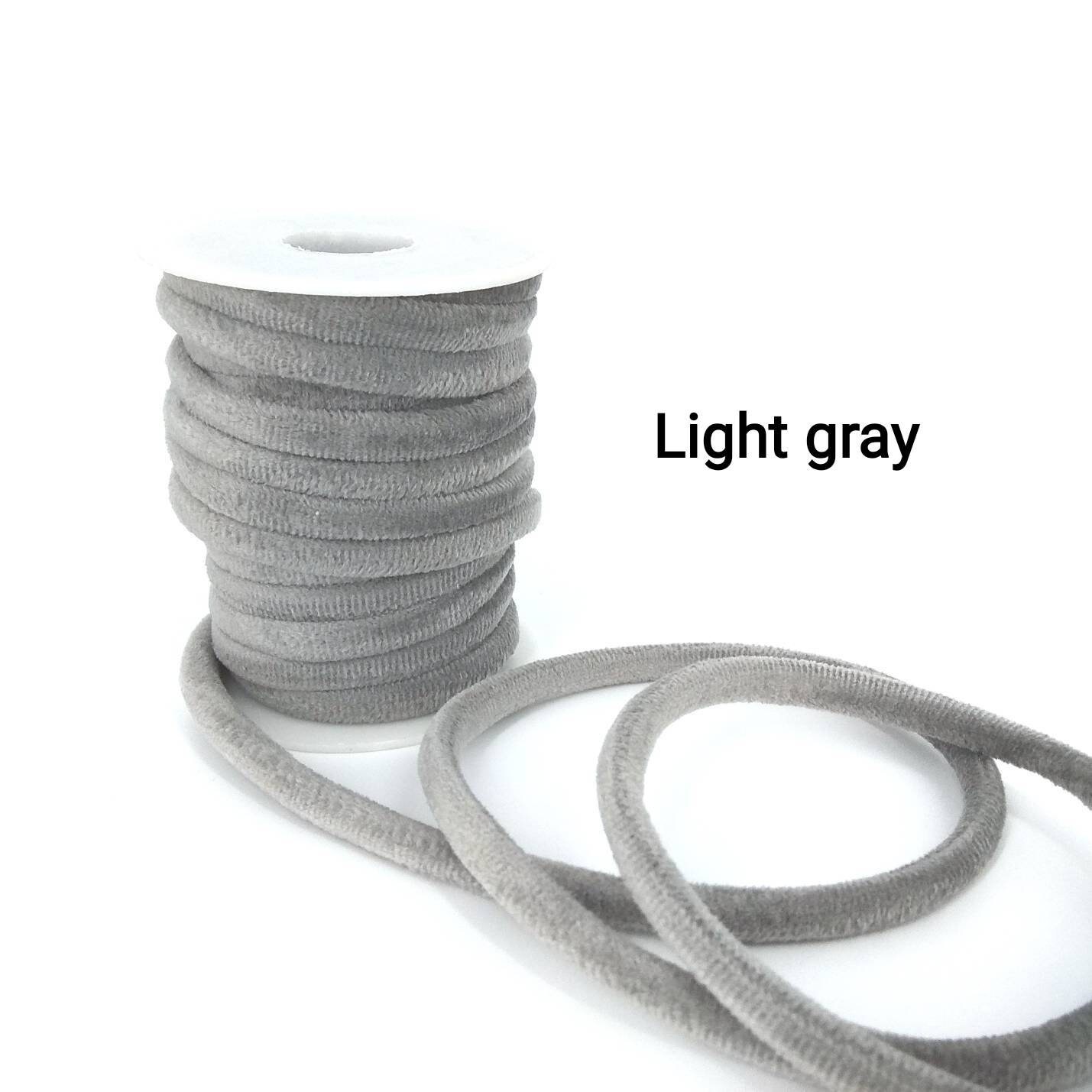 Velvet Round Cord 7mm Velvet Cord Bracelet Necklace Making | Etsy