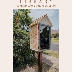 DIY Little Free Library Build Plans - Etsy