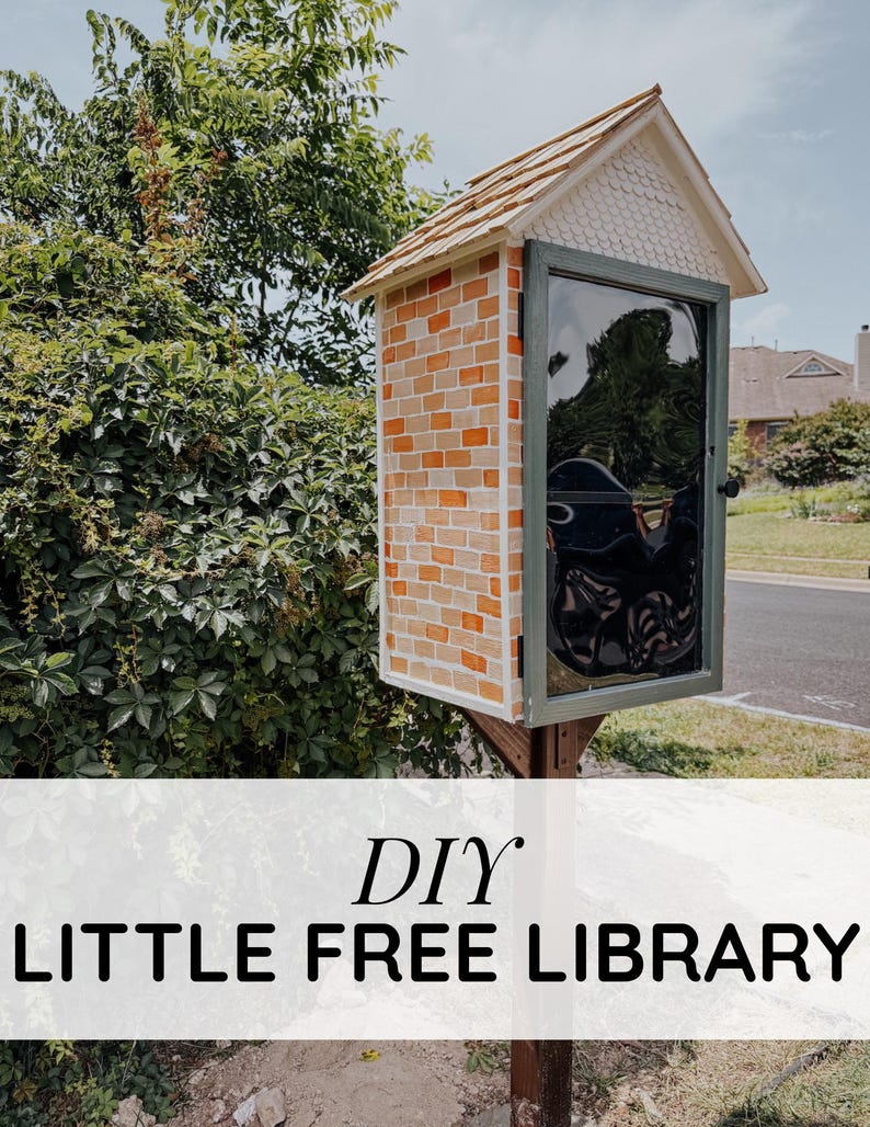 DIY Little Free Library Build Plans - Etsy