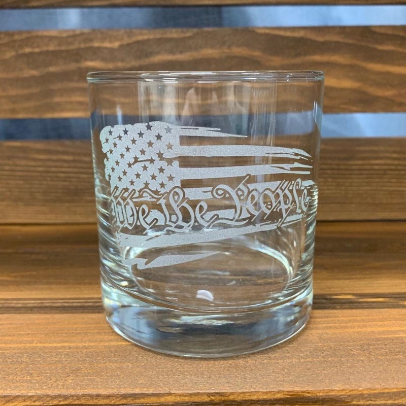 Patriotic Glassware - Etsy