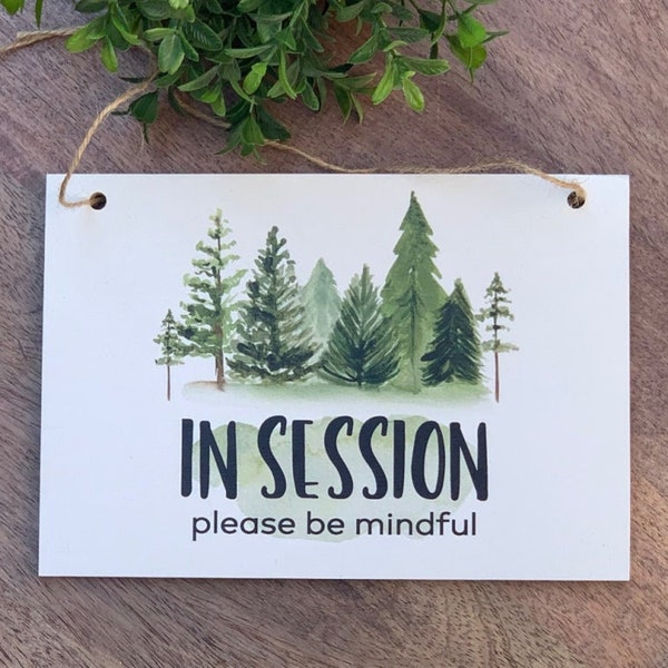 In Session Sign - Etsy
