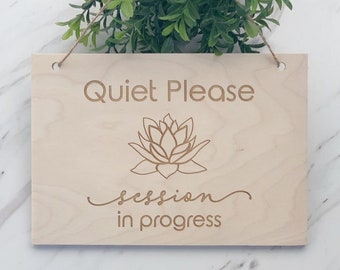 Quiet Please Sign | Etsy