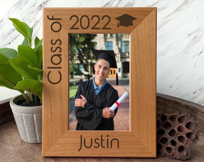 Engraved Picture Frame Personalized Graduation Gift 5 X 7 | Etsy
