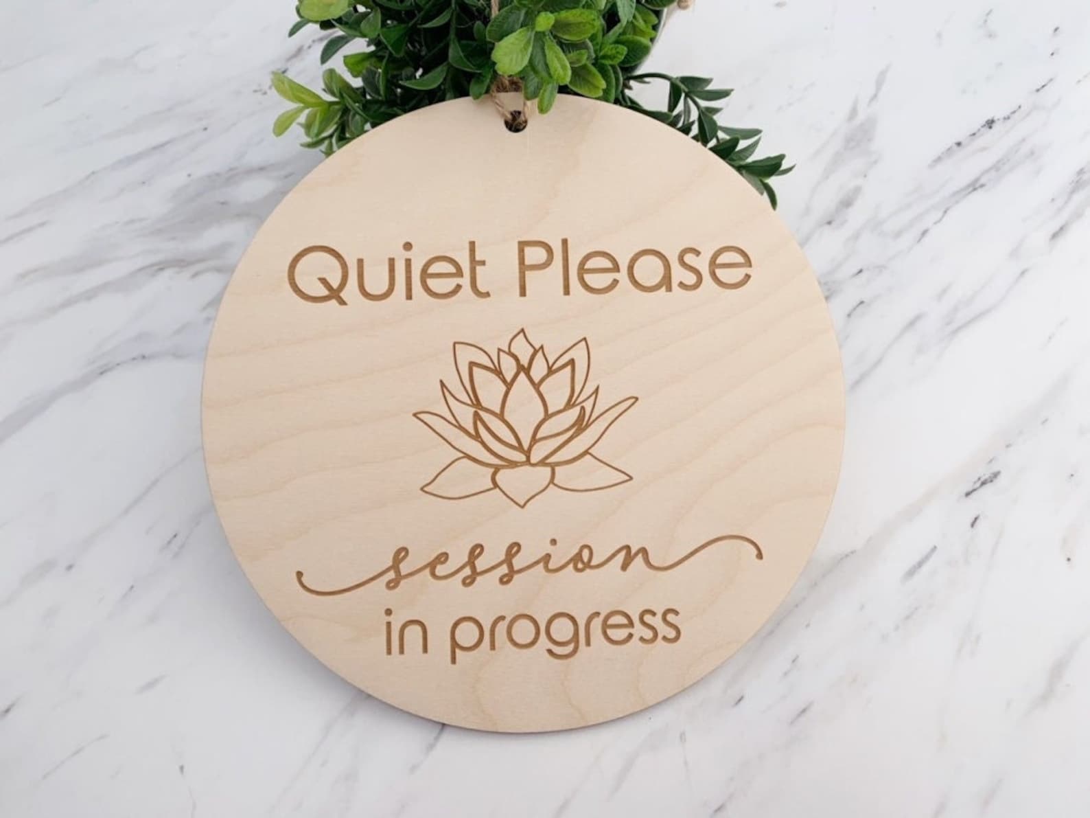 Engraved in Session Sign Quiet Please Session in Progress | Etsy