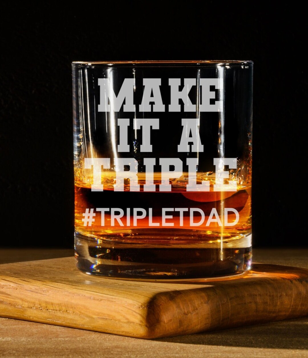 Triplet Dad Gift Triplet Father's Day Gift Make It A - Etsy
