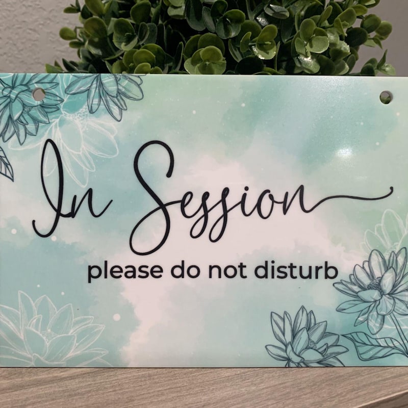 Therapy Door Sign - Etsy