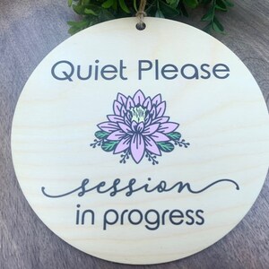 In Session Sign, Quiet Please, Session in Progress, Do Not Disturb ...