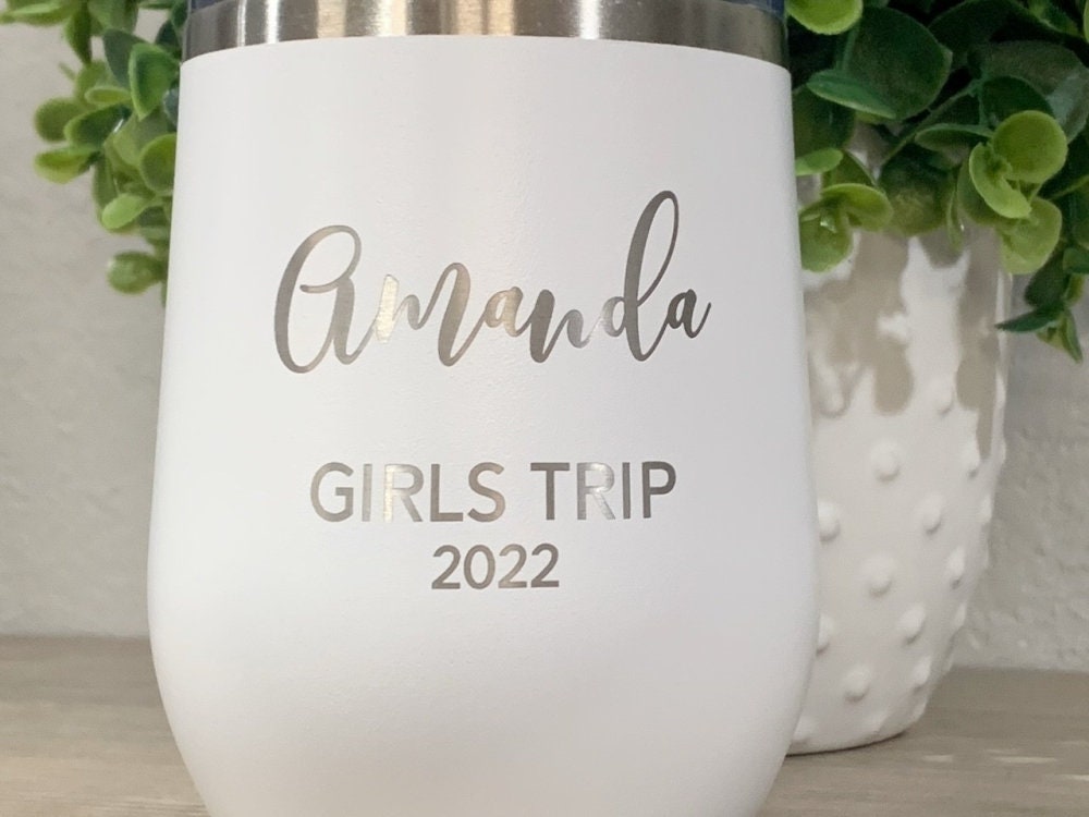 Girls Trip Wine Tumbler Girls Weekend Gift Girls Trip Gift Idea ...